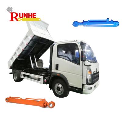 China Hard Chrome Rod 0.8 MPS Lift Speed Dump Truck Cylinder For Haul Trucks for sale