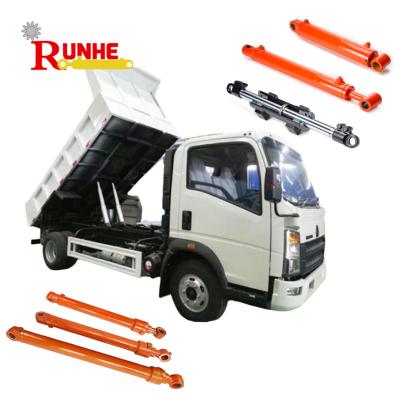 China Thickened Steel Barrel 30MPa Multi stage  Dump Truck Hydraulic Cylinders For FMX Series for sale
