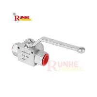 China Hydraulic 3-way High-pressure Ball Valve KHB3K-G3/4 For Industrial Hydraulic Equipment for sale