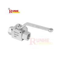 China Hydraulic 3-way High-pressure Ball Valve KHB3K-G3/4 For Industrial Hydraulic Equipment for sale