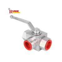 China Hydraulic 3 Way High pressure Ball Valve KHB3K-G1 For Marine Hydraulic System for sale
