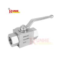 China Hydraulic 3 Way High pressure Ball Valve KHB3K-G1 For Marine Hydraulic System for sale