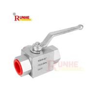 China Hydraulic 3 Way High pressure Ball Valve KHB3K-G1 For Marine Hydraulic System for sale