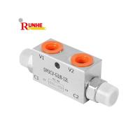 China DPOCV-G3-8-12L Hydraulic Control Valve Quick Response G3/8 Thread For Excavators for sale