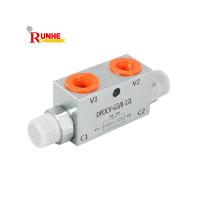 China DPOCV-G3-8-12L Hydraulic Control Valve Quick Response G3/8 Thread For Excavators for sale