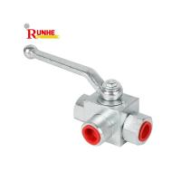 China KHB3K-G3/8 Hydraulic Control Valve High Pressure 3/2 Way Ball Valves for sale