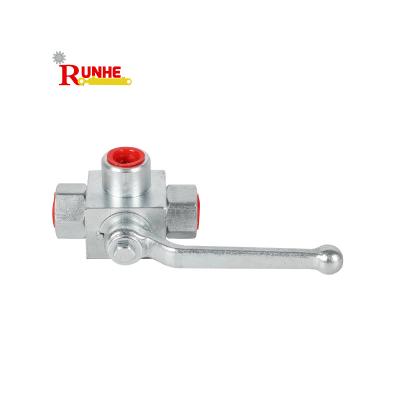 China KHB3K-G3/8 Hydraulic Control Valve High Pressure 3/2 Way Ball Valves for sale