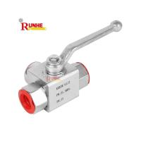 China KHB3K-G1/2 Hydraulic Control Valve 315bar Hydraulic 3 Way Ball Valve G1/2 for sale
