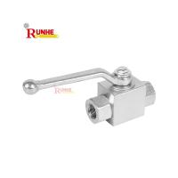 China YJZQ－G3/8 Two-position Two-way Hydraulic Ball Valve Shut-off Compact Structure for sale