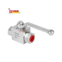 China YJZQ－G3/8 Two-position Two-way Hydraulic Ball Valve Shut-off Compact Structure for sale