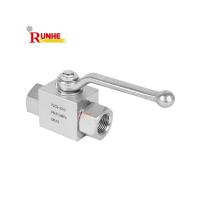 China YJZQ-G1/2 High Pressure Ball Valve 31.5MPA For Hydraulic Control for sale