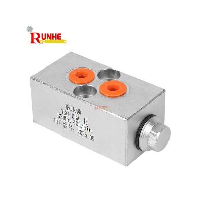 China YS6-03A 32MPa 42L/min Hydraulic Lock Hydraulic Lock Balance Valve For Hydraulic Cylinder Pressure Holding And Locking for sale