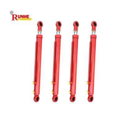 China Stainless Steel Hydraulic Cylinder Types Double Acting Hydraulic Cylinder For Combine Harvester for sale