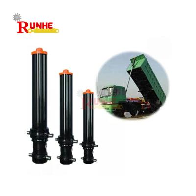 China High Pressure Resistance Wear Resistant Corrosion Resistant Dump Truck Hydraulic Cylinder Single Acting for sale