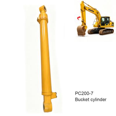 China PC210-8 Bucket Hydraulic Cylinder Excavator Bucket Cylinder Replacement Spare Parts for sale