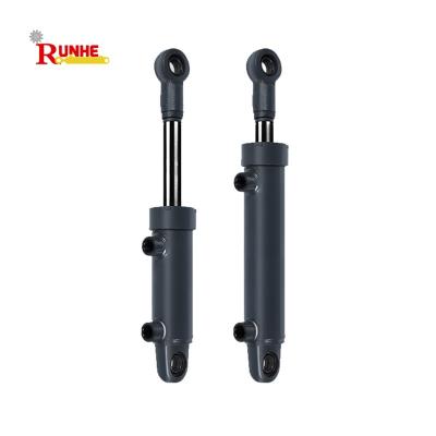 China Compact Double-clevis Hydraulic Cylinder for Excavators Bucket cylinder for E50/E55 Arm Cylinders for sale
