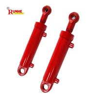 China Compact Double-clevis Hydraulic Cylinder for Excavators Bucket cylinder for E50/E55 Arm Cylinders for sale