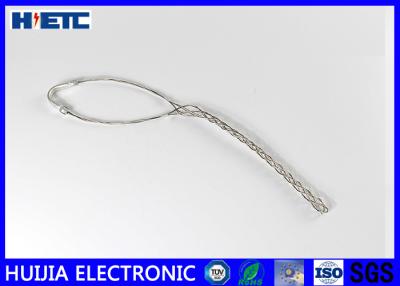China Pre-Laced Hoisting Grip Stainless Steel Wire Mesh Strain Relief for 1-5/8 Inch Feeder Coaxial Cable Socks for sale