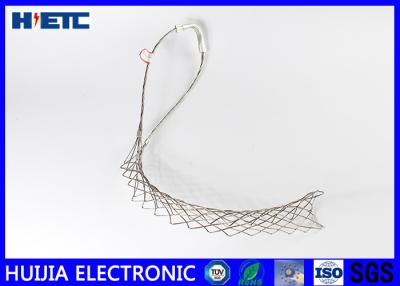 China Antenna Wire Mesh Pulling Grips , Stainless Steel 304 Wire Pulling Socks With Grips for sale