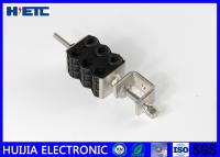 China 6 Way Double Hole Feeder Cable Clamp for 1/2 in Superflexible Cable Plastic Material for sale