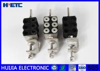 China Fiber Optic Feeder Cable Clamp 1-1/4 Inch 304SS Two Hole Type 6 Way Telecom Part for sale