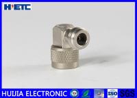 China N Type Male to Female Right Angle RF Connector Adapter Brass Gold Plated 50 Ohm 6GHz for sale