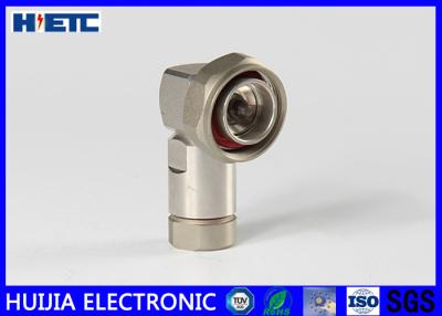 China 7/16 DIN Male Right Angle Coax Connector for 1/2 Feeder Cable 50 Ohm DC 2.5GHz for sale