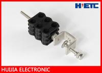 China 1/2 Inch Feeder Cable Electrical Wire Holding Clips , Through Core Cable Grounding Clamps for sale