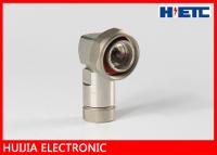 China 1/2 Inch Superflexible Feeder Coaxial Cable 7/16 DIN Male Right Angle Connector 50 Ohm DC 2.5GHz for sale