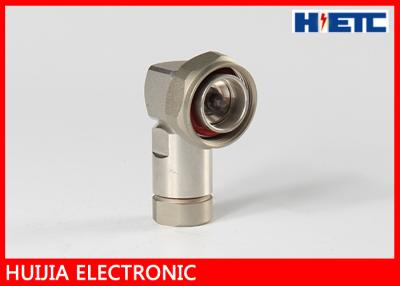 China 1/2 Inch Superflexible Feeder Coaxial Cable 7/16 DIN Male Right Angle Connector 50 Ohm DC 2.5GHz for sale