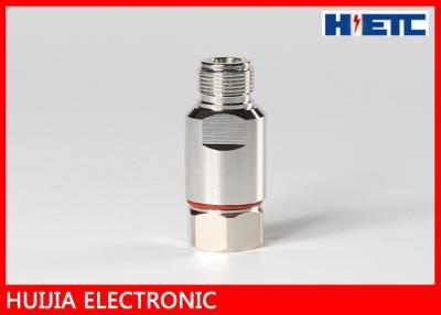 China 1/2 Inch Feeder Cable RF N Straight Female Connector DC 3GHz 50 Ohm for sale