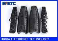 China Plastic Fiber Splice Closure 1/2 Jumper to 1-1/4 Feeder Cable IP68 Waterproof 230mm for sale