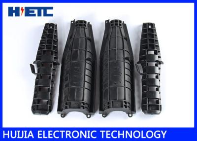China Plastic Fiber Splice Closure 1/2 Jumper to 1-1/4 Feeder Cable IP68 Waterproof 230mm for sale