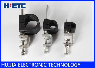 China Plastic & 304SS Feeder Clamp Telecommunication Components For 1/4