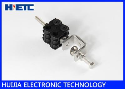 China Through Two Hole Type 304SS Telecommunication Components For Fiber Optic Feeder Cable Clamp for sale