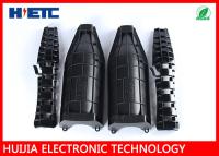 China Gel Seal Fiber Optic Splice Closure for 1-5/8 Feeder Cable IP68 255mm for sale