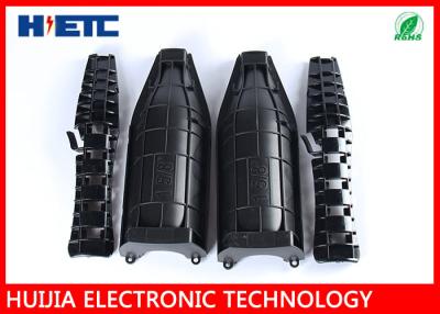 China Gel Seal Fiber Optic Splice Closure for 1-5/8 Feeder Cable IP68 255mm for sale
