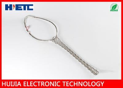 China Pre Laced Hoisting Cord Grip Strain Relief 7/8 Inch Feeder Cable Wire Mesh Grip 500lbs for sale