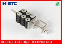 China Telecom Tool Through Core Six Hole Coaxial Cable Clamps , 7/8