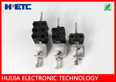 China 1/2 Inch Feeder Coaxial Cable Clamps Two Hole Type 304 Stainless Steel Reusable for sale
