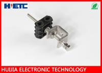 China Two Hole Type Stainless Steel 2-1/4 Feeder Coaxial Cable Clamps for Communication for sale