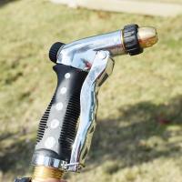 China Flexible Expanding Lawn 4 Bar Garden Hose Spray Gun ABS TPR 10 Bar for sale