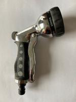 China 4 Bar Water Hose Spray Gun ABS TPR 10 Patterns European American Connector for sale