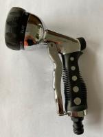 China 4 Bar Water Hose Spray Gun ABS TPR 10 Patterns European American Connector for sale