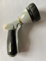 China 4 Bar Pressure TPR Coated Garden Water Hose Gun 60PSI Adjustable Flow for sale