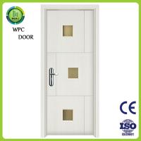 China High Strength WPC Glass Door with Heat Insulation and 35/45mm Thickness for Residential and Commercial Use for sale