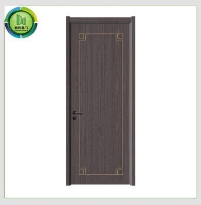 China Durable Painting WPC Door with Heat Insulation and Low Maintenance Suitable for Modern Residential and Commercial Spaces for sale