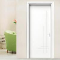 China Moisture Resistant Soundproof Design Heat Insulation Painting WPC Hollow Door for Modern Spaces for sale