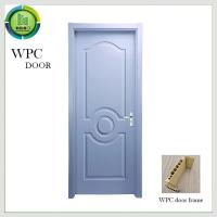 China Painting WPC Door modern interior door with durable WPC frame moisture resistance soundproof design and customizable surface treatments for sale