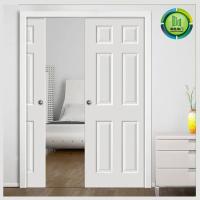 China Painting WPC Door modern composite door designed for interior spaces with moisture resistance and low maintenance features for sale